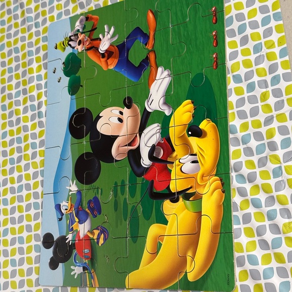 Vintage | Toys | Mickey Mouse Clubhouse 24 Piece Jigsaw Puzzle | Poshmark